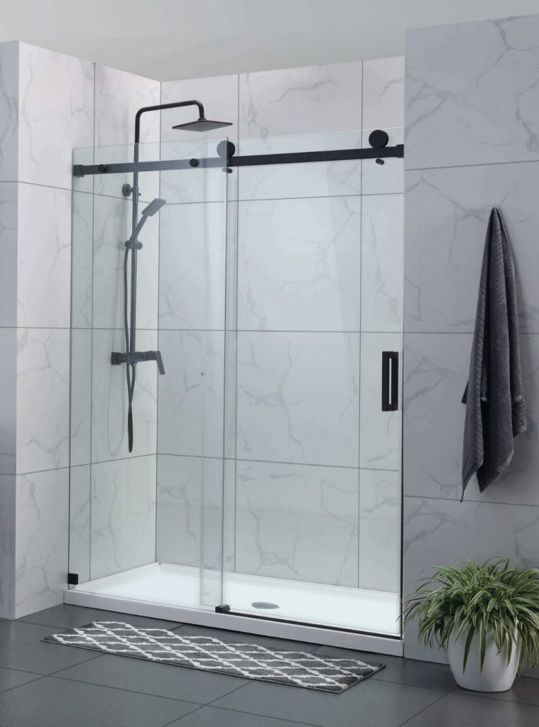 SS05 – Single Sliding Door – Covey Shower Door Canada